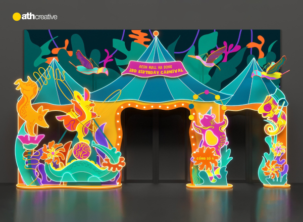 Chi tiết dự án - KHÁM PHÁ RẠP XIẾC “ẢO” TẠI CARNIVAL AEON MALL HÀ ĐÔNG